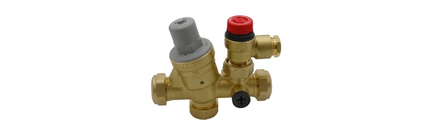 CALEFFI MULTIBLOC 3/6 BAR (NUT STYLE PRV), HRP0183