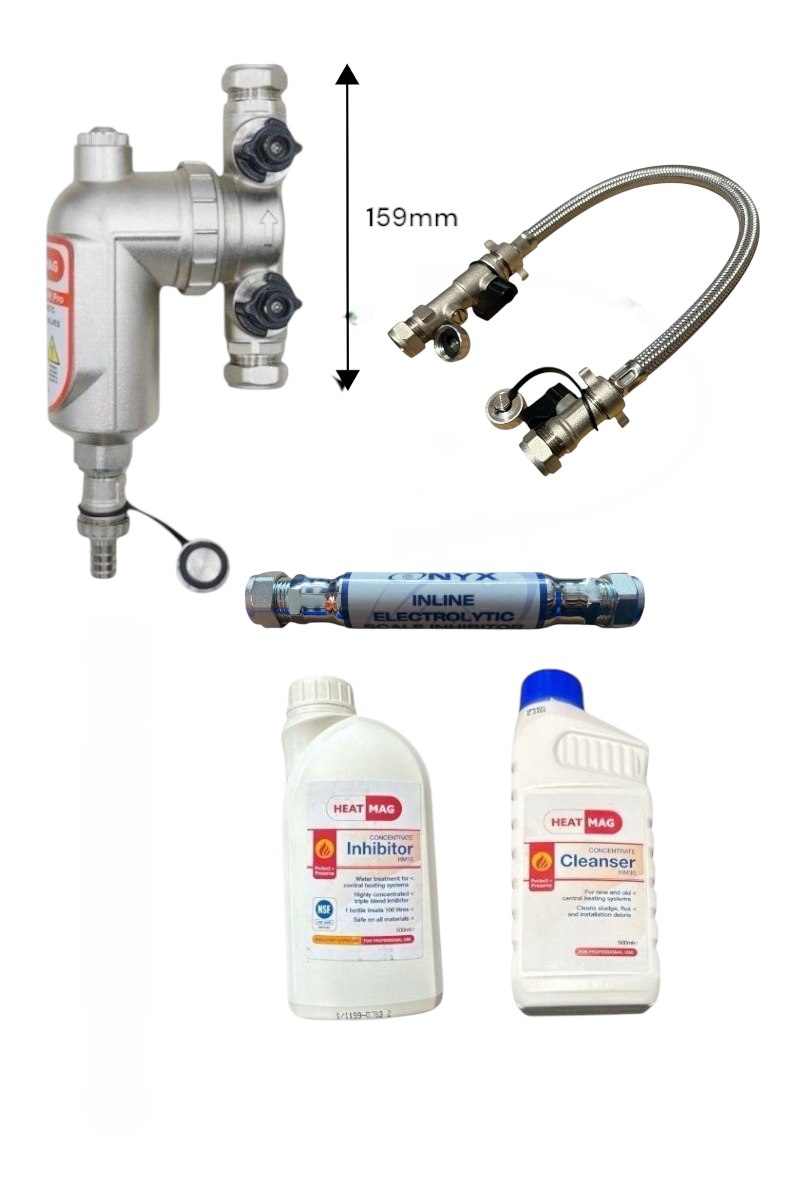 Combi Boiler Installation Pack With Magnetic Filter Chemicals Lime ...